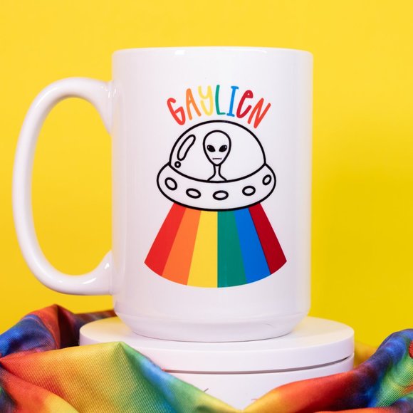 Hand Crafted | Dining | Pride Coffee Mugs Gaylien 2oz Or 15oz | Poshmark